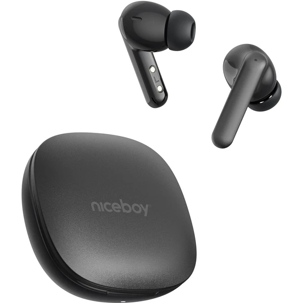 Niceboy Pins 4 PRO bezdrátová sluchátka černá - Smarty.cz