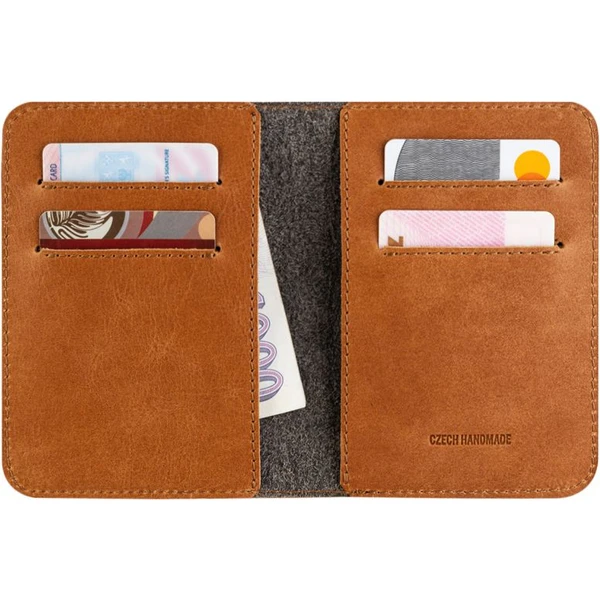 FIXED Wallet XL Kožená peněženka hnědá - Smarty.cz