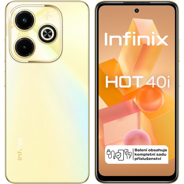 Infinix Hot 40i 4GB/128GB zlatá - Smarty.cz