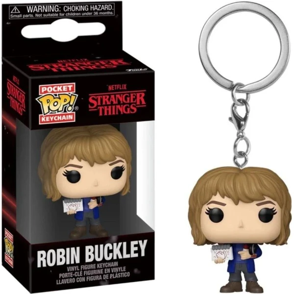 Funko POP! Keychain: Stranger Things S5 - Robin Buckley - Smarty.cz