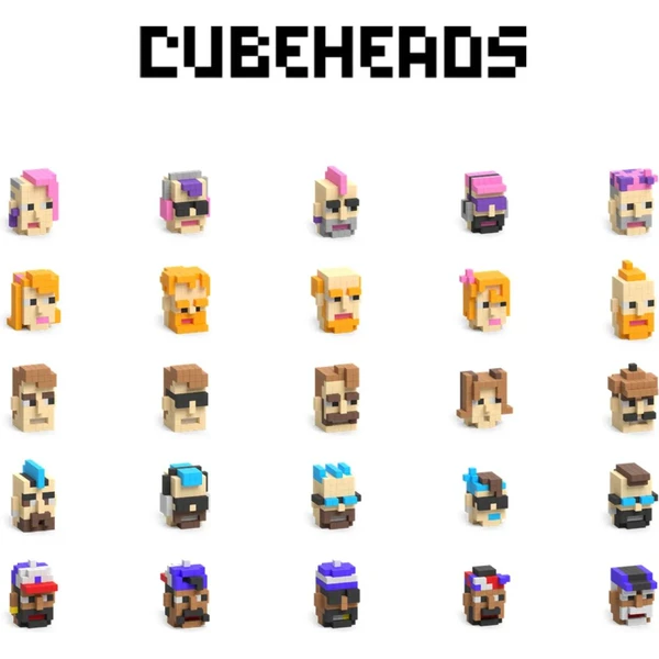 PIXIO Voxart - Cubeheads - Dudes, Smart Pixel - Smarty.cz