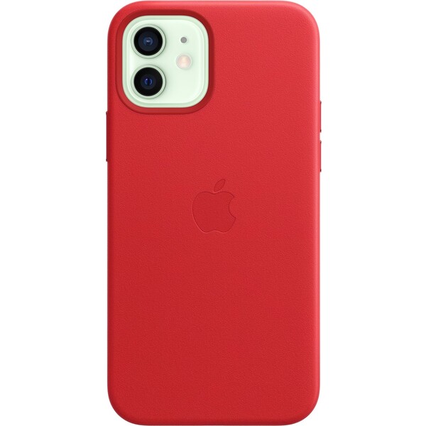 Apple kožený kryt s MagSafe iPhone 12/12 Pro (PRODUCT)RED - Smarty.cz