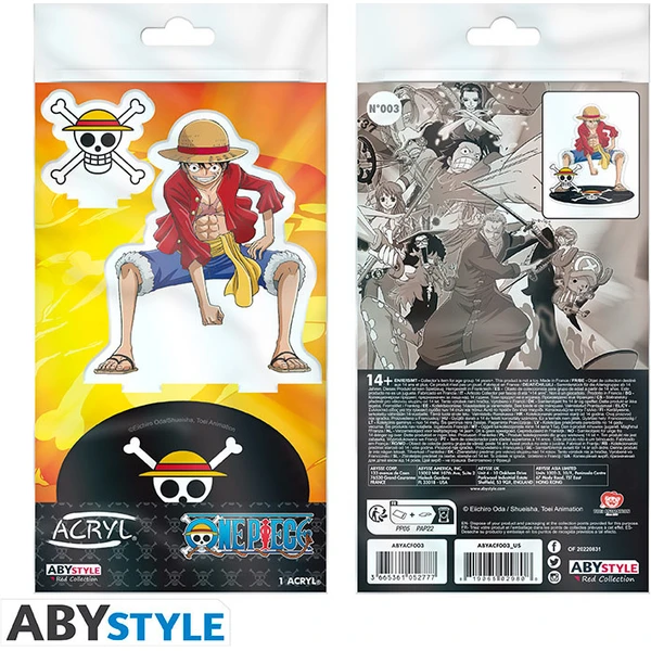 Akrylová 2D figurka Abysse Corp One Piece - Monkey D. Luffy - Smarty.cz