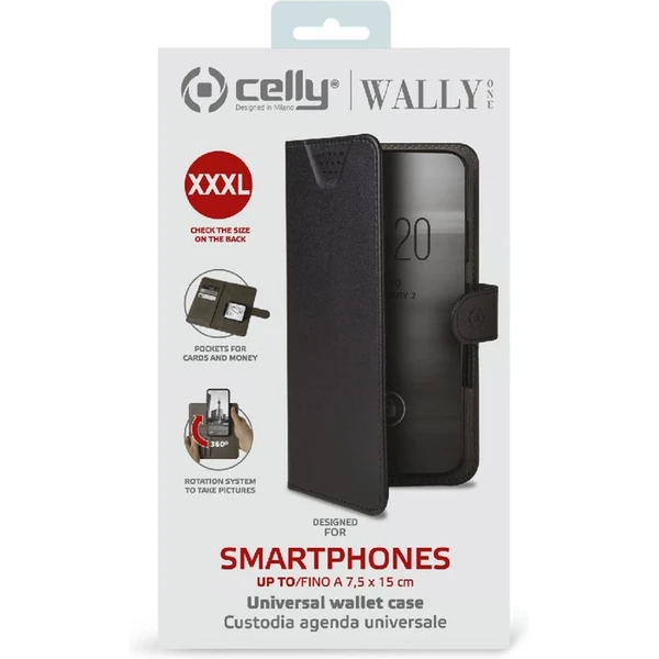 CELLY Wally One XXXL pro 5.5" - 6.0" černé - Smarty.cz
