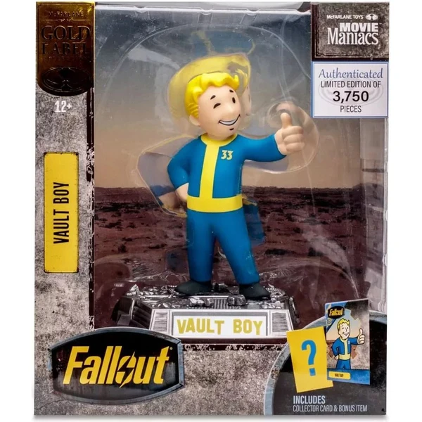 Fallout Movie Maniacs Action Figure Vault Boy (Gold Label) 15 cm ...