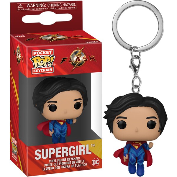 Funko POP! Keychain: The Flash - Supergirl - Smarty.cz