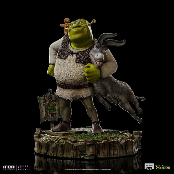 Soška Iron Studios Deluxe Art Scale 1/10 Shrek - Shrek, Donkey and The ...