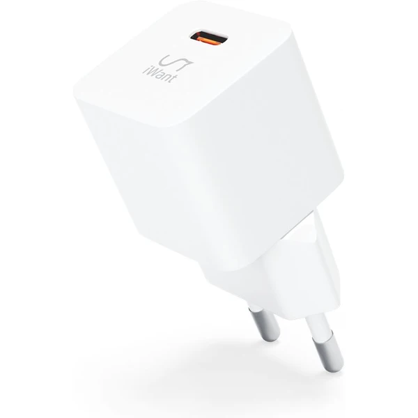iWant USB-C PD MINI II síťová nabíječka s rychlonabíjením 20W bílá ...