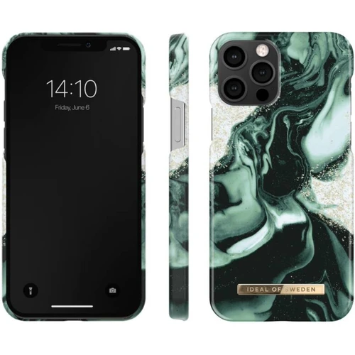 iDeal Of Sweden kryt iPhone 12/12 Pro Golden Olive Marble - Smarty.cz
