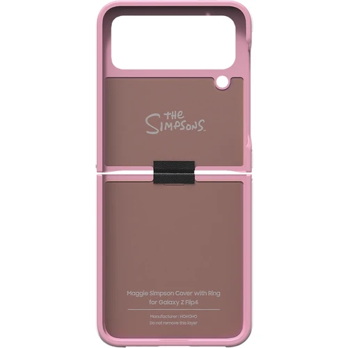 Samsung Silicone Cover Ring Z Flip4, Maggie Simpson