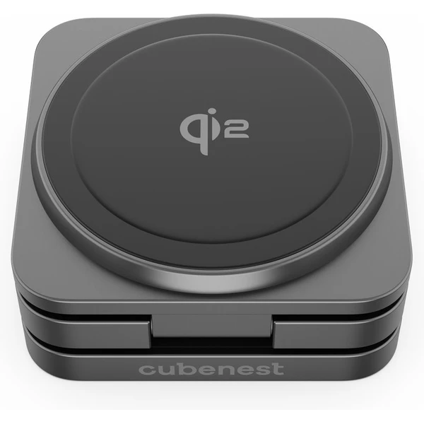 Cubenest SQ312 Fold Pro Qi2 (MagSafe) 3v1 magnetická nabíječka černá ...