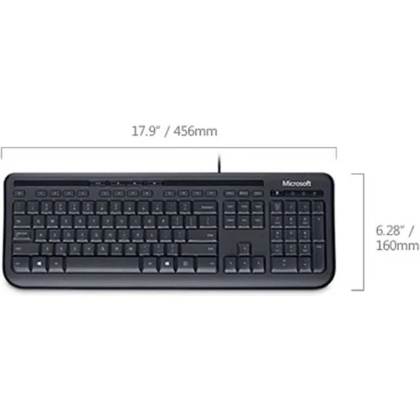 Microsoft Wired Keyboard 600 klávesnice CZ - Smarty.cz