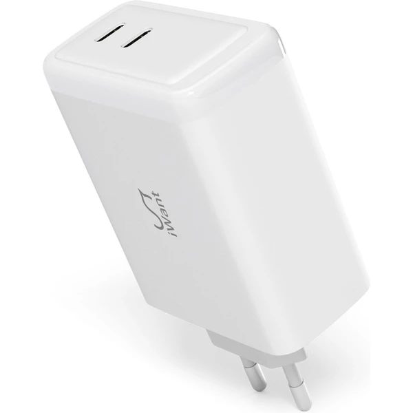 iWant 100W GaN nabíjecí adaptér bílá - Smarty.cz