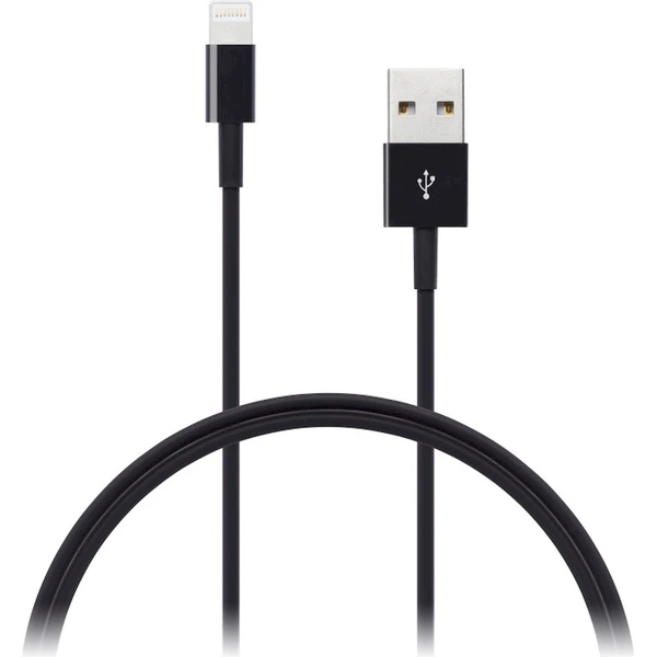 CONNECT IT Wirez USB-A/Lightning napájecí kabel 1m černý - Smarty.cz