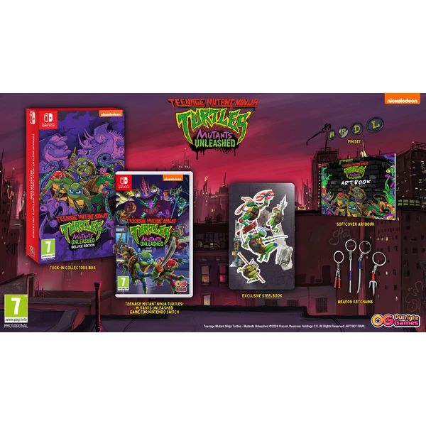 Teenage Mutant Ninja Turtles: Mutants Unleashed Deluxe Edition (Switch ...
