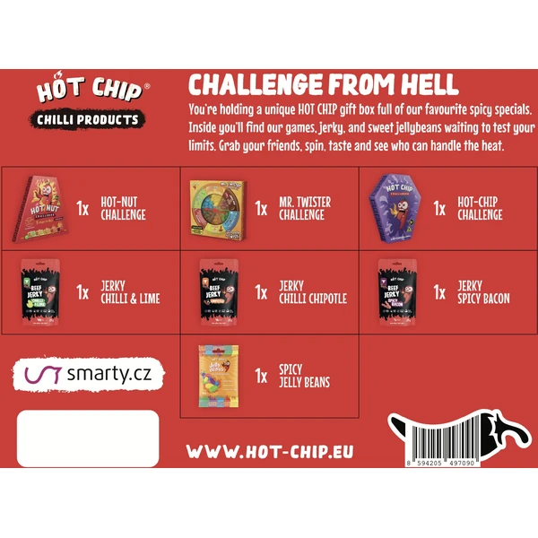 Hot-Chip dárkový set Challenge From Hell - Smarty Edition - Smarty.cz