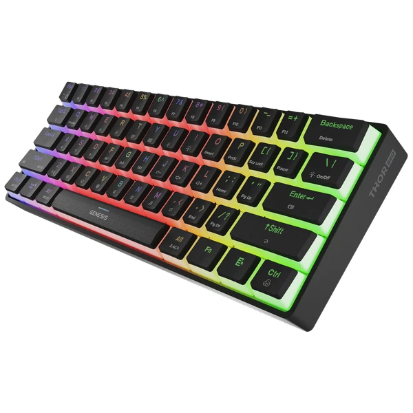 GENESIS THOR 660 G2 bezdrátová herní klávesnice černá (Gateron Red ...