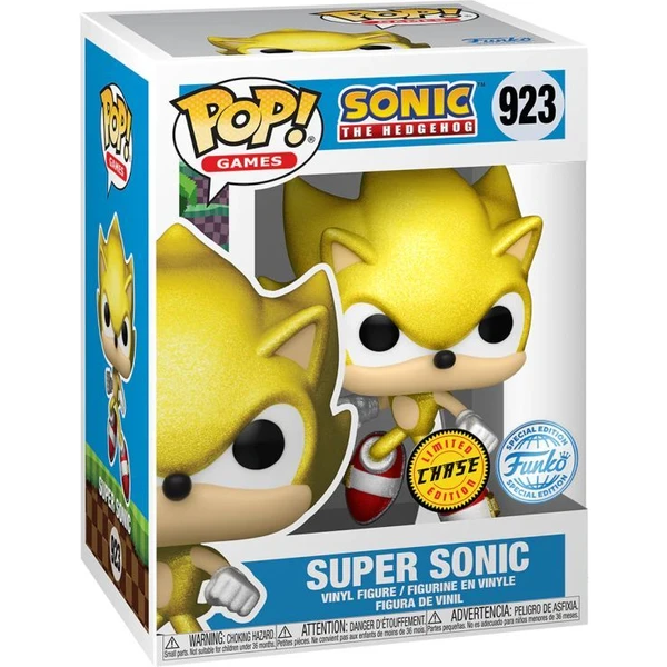 Funko POP! #923 Games: Sonic - Super Sonic (Šance na chase) (Exclusive ...