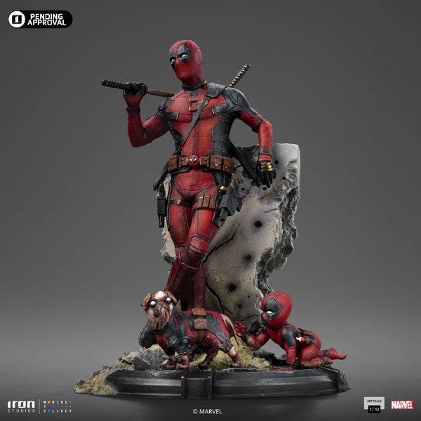 Soška Iron Studios Art Scale 1/10 Deadpool & Wolverine - Deadpool ...