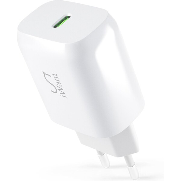 iWant 30W PD nabíjecí adaptér 3.0 bílá - Smarty.cz