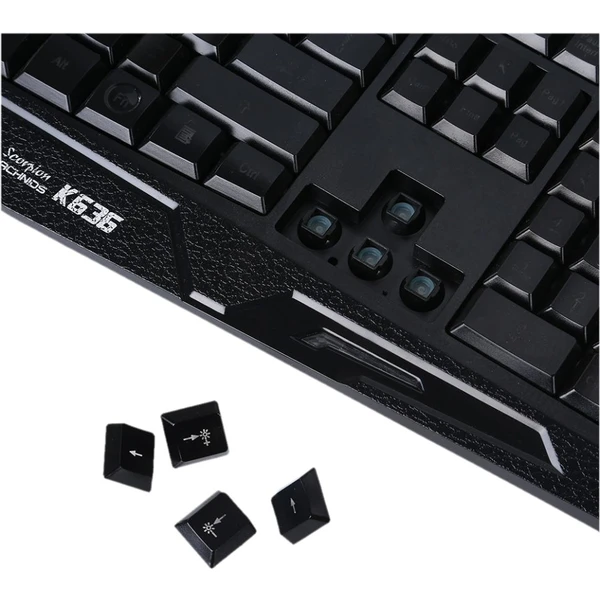 Marvo K636 drátová herní klávesnice (US) černá - Smarty.cz