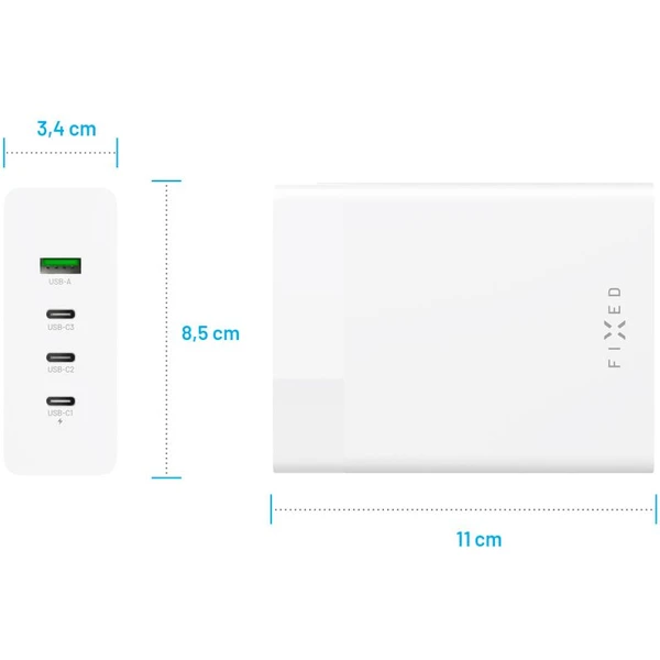 FIXED Charging Station GaN nabíjecí stanice (3x USB-C) s Power Delivery ...
