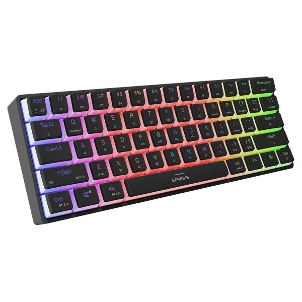GENESIS THOR 660 G2 bezdrátová herní klávesnice černá (Gateron Red ...