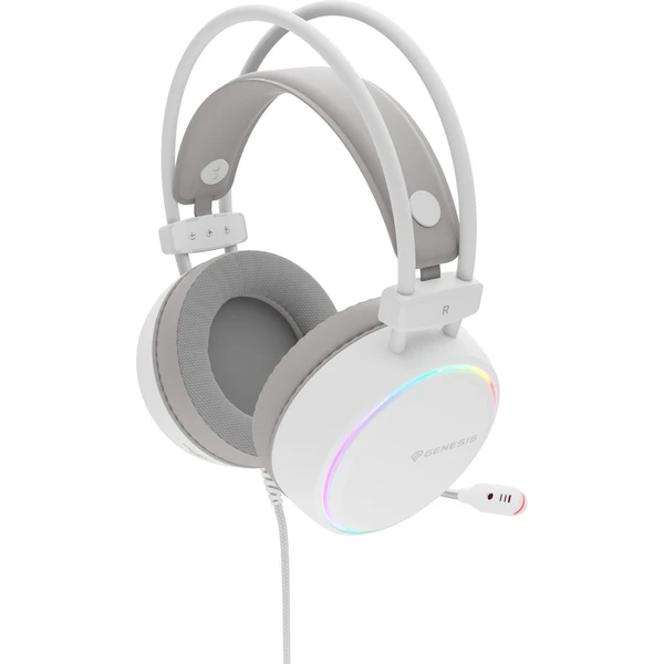 Genesis Neon 613 G2 RGB headset s mikrofonem bílá - Smarty.cz