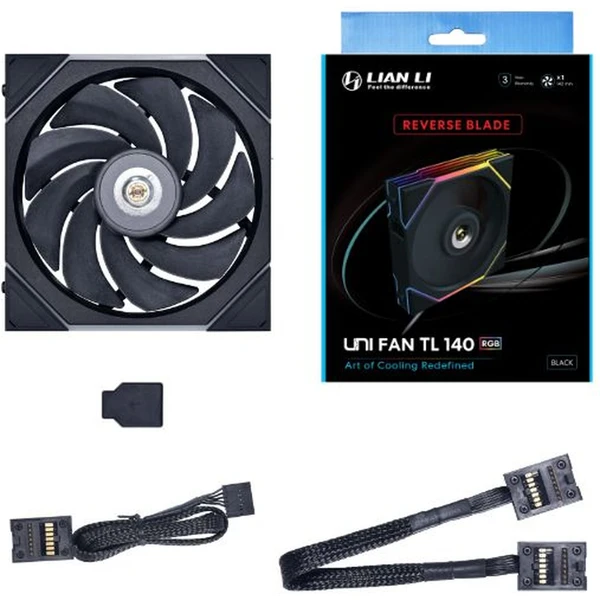 Lian Li UNI FAN TL Series Reverse Blade ventilátor 140mm černý - Smarty.cz