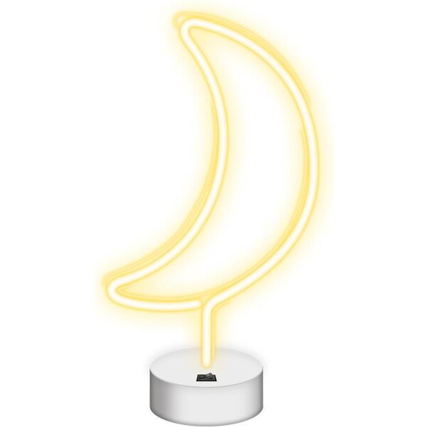 Neolia Neolia dekorativní LED neon na stojanu Měsíc bílý - Smarty.cz