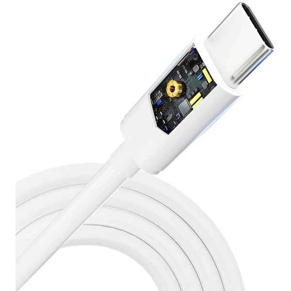 3mk Hyper Cable USB-C/USB-C datový kabel, 100W, 2m bílý - Smarty.cz