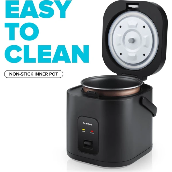 Niceboy RiceCooker POP rýžovar černý - Smarty.cz