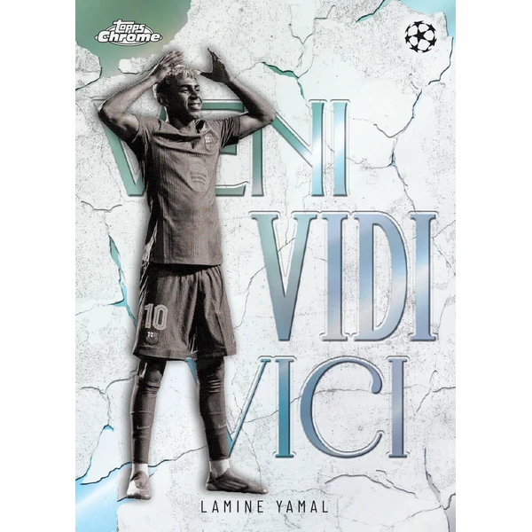 Fotbalové karty Topps Chrome UEFA Club Competitions 2025-26 Value Box ...
