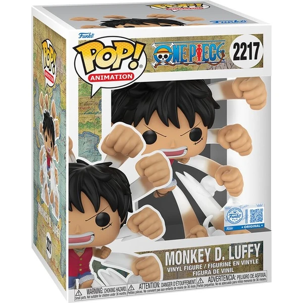 Funko POP! #2217 Premium: One Piece - Monkey D. Luffy (Gum Gum Gatling ...