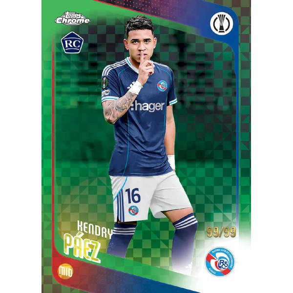 Fotbalové karty Topps Chrome UEFA Club Competitions 2025-26 Mega Box ...