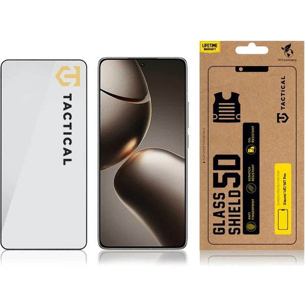 Tactical Glass Shield 5D sklo pro Xiaomi 14T/14T Pro černé - Smarty.cz