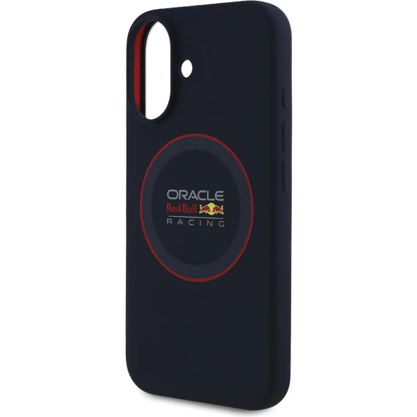 Oracle Red Bull Racing Silicone Red Ring MagSafe kryt iPhone 16 modrý ...